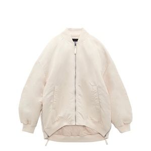 Zara | Jackets & Coats | Zara Oversized Bomber Jacket | Poshmark